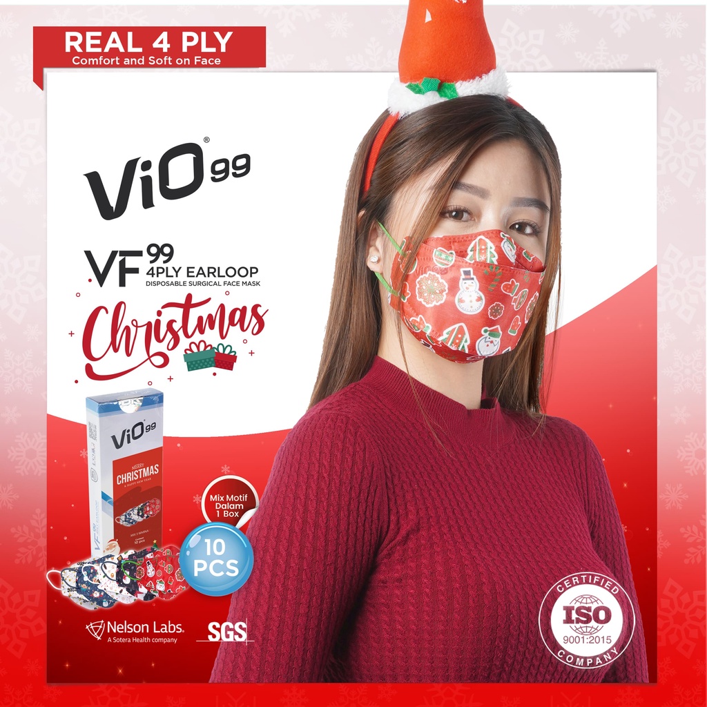 Jual Vio VF99 Mask '10S 4 Ply Earloop Nataru masker medis 99% filtrasi ... Jual Vio VF99 Mask '10S 4 Ply Earloop Nataru masker medis 99% filtrasi ...