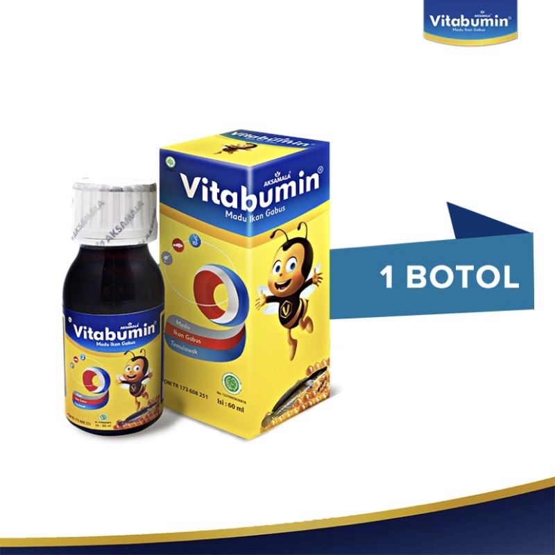 Jual VITABUMIN Madu Ikan Gabus 130ml 130 ml Nutrisi Tumbuh Kembang Anak ...