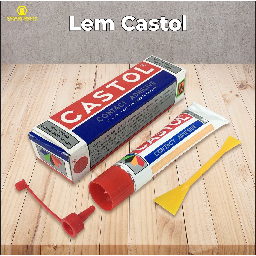 Jual Lem Kuning Serba Guna Castol Tube Besar 51CC | Shopee Indonesia