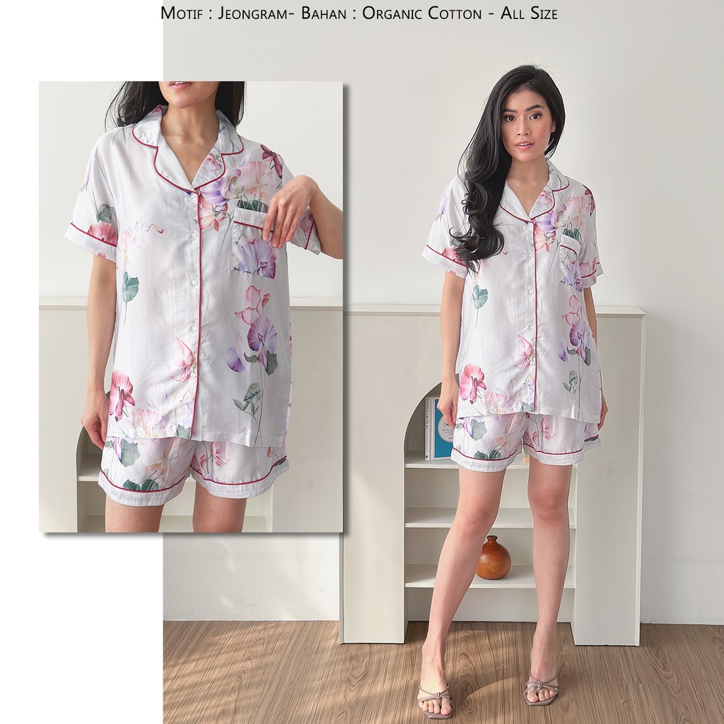 Jual Motif Jeongram - Piama Baju Tidur / Sleepwear Moonlight Pajamas ...