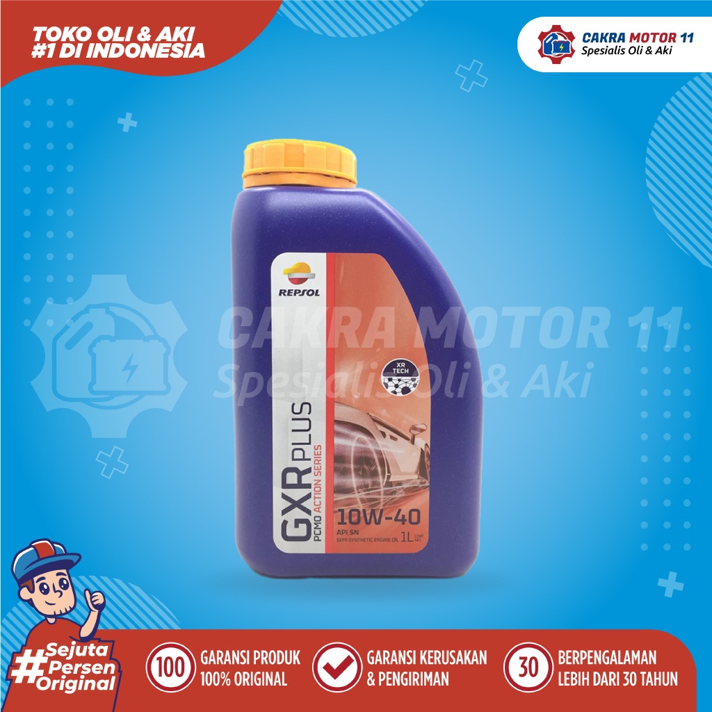 Jual Repsol Gxr Plus 10w40 Sn 1lt | Shopee Indonesia