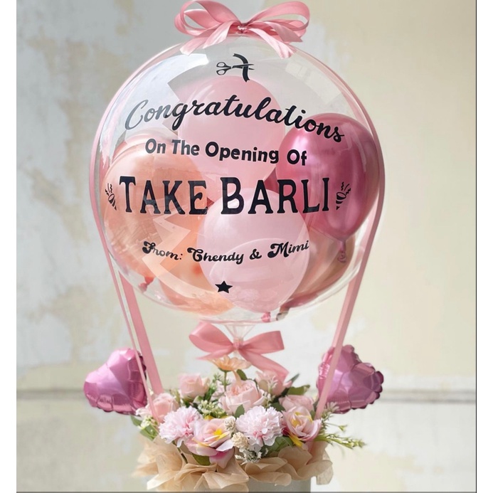 Jual READY JAKARTA 1HARI JADI] Buket Balon Balloon Bucket Balon Wisuda ...