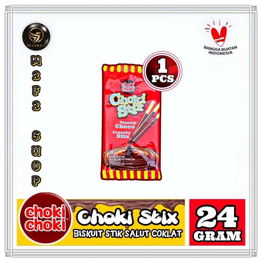 Jual Biskuit Choki Choki Stix Salut Cokelat Stick - 24 gr (Kemasan ...