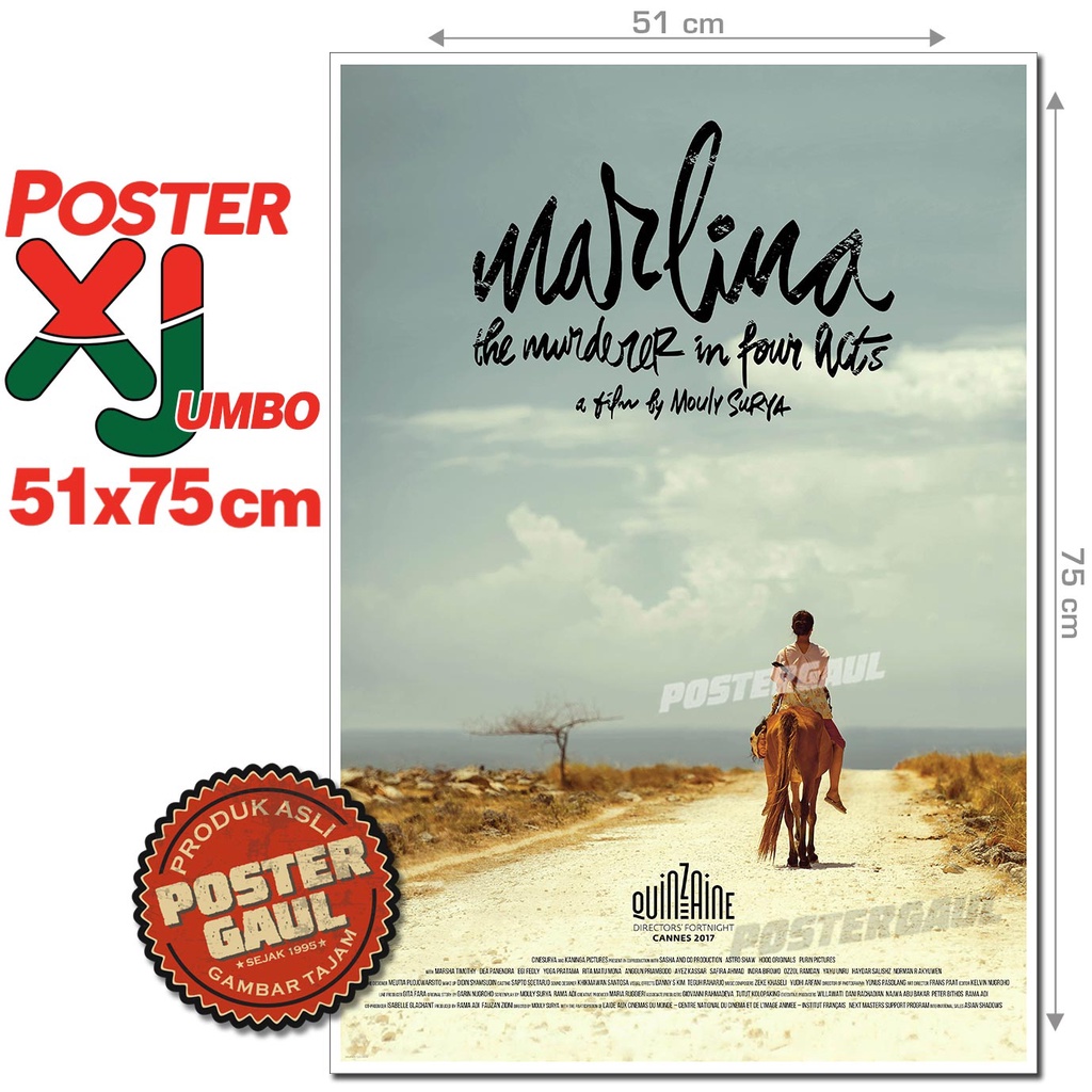 Jual Poster XJumbo REPRODUKSI POSTER FILM : MARLINA THE MURDERER IN FOUR ACTS #XJFJP405 - ukuran ...