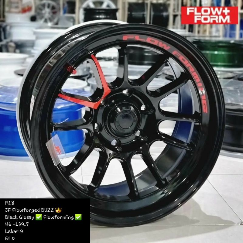 Jual velg mobil jf flowforming buzz ring 18 lebar 9 et0 untuk fortuner pajero hilux triton ...