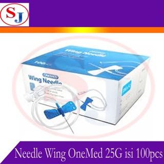 Jual Needle Wing OneMed 25G dan 23G 1 Box Isi 100 pcs | Shopee Indonesia