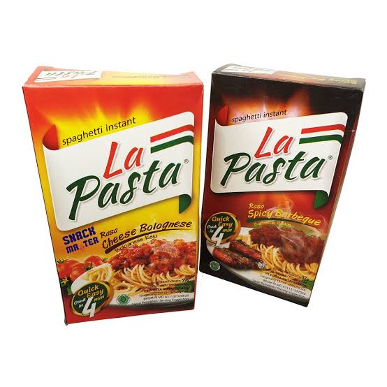 Jual LA PASTA Spaghetti Instan Siap Saji 57gr | Shopee Indonesia