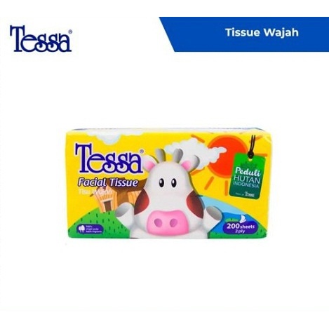 Jual Tisu Tessa Ramah Lingkungan- Tessa Facial Tissue Character 2ply ...