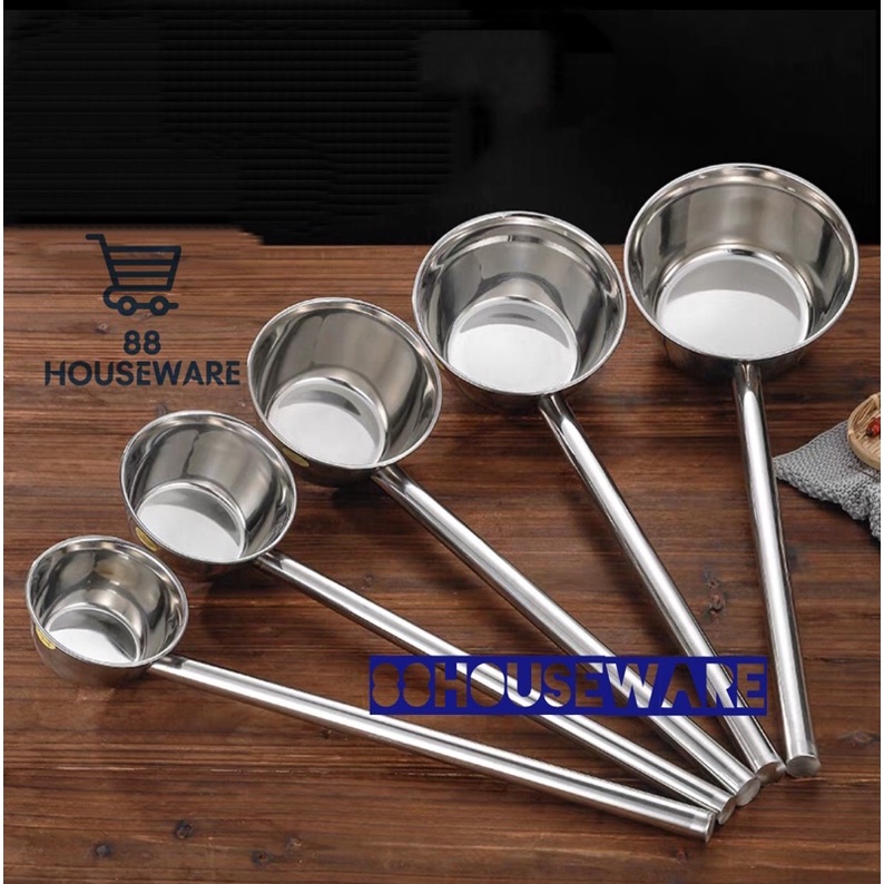 Jual Cooking Dipper Gayung Panci Masak Air Kuah Panci Susu Stainless ...