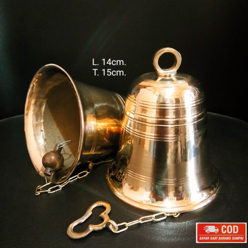 Jual Bel Lonceng Kuningan Lonceng Sekolah Lonceng Gereja Lonceng Kantor ...