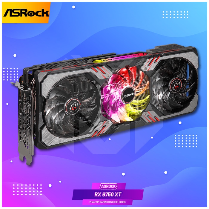 Jual Asrock Radeon RX 6750 XT PHANTOM GAMING D 12GB OC GDDR6 RX6750XT ...