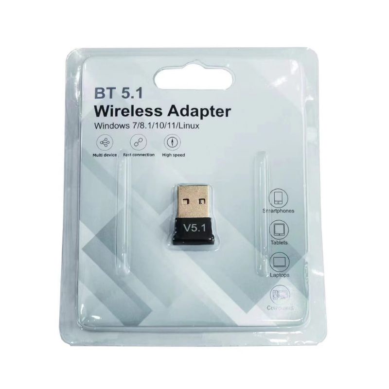 Jual USB DONGLE BLUETOOTH 5.1 / WIRELESS ADAPTER BT 5.1 RECEIVER PC ...
