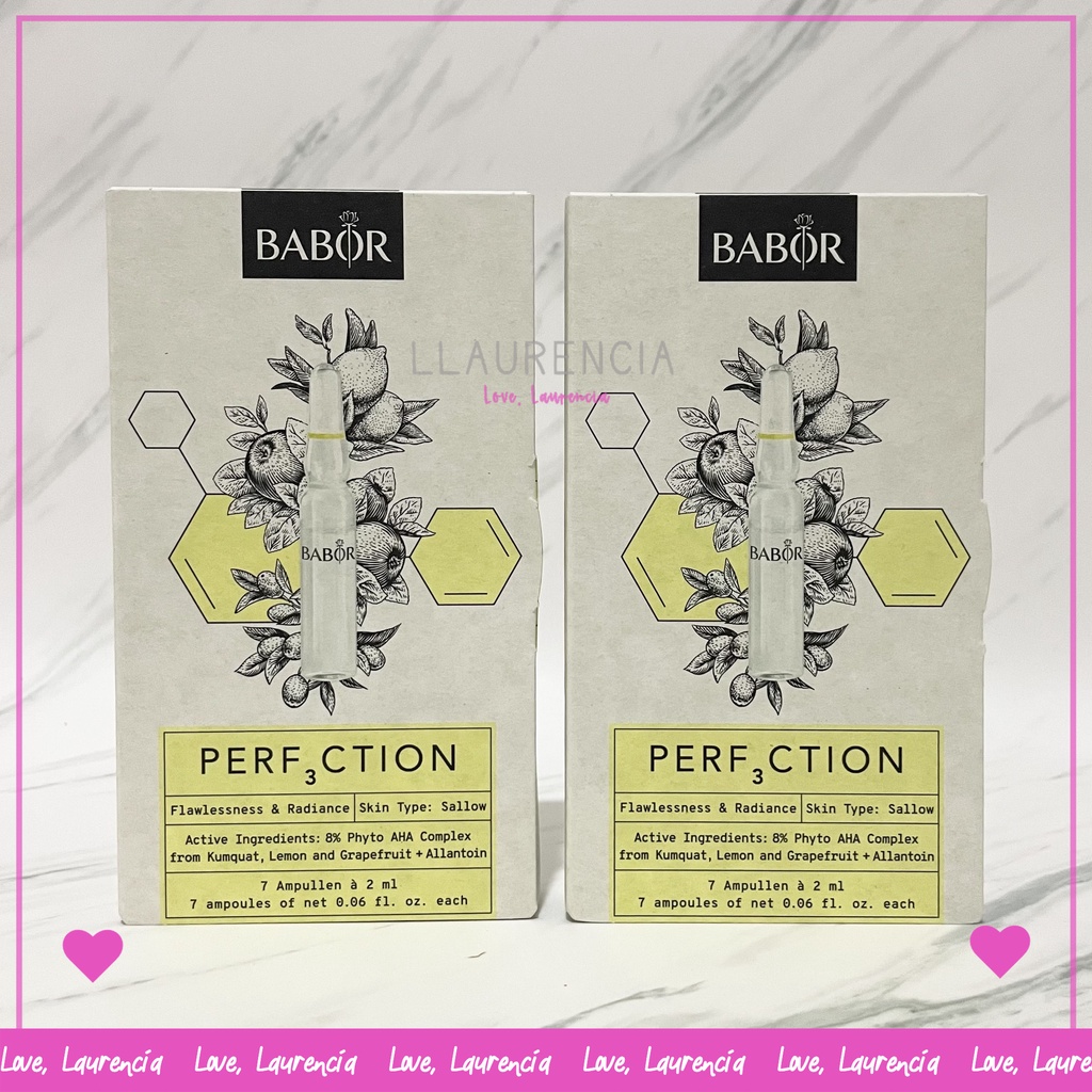 Jual BABOR Perfection Summer Ampoule Concentrates Set / serum intensive ...
