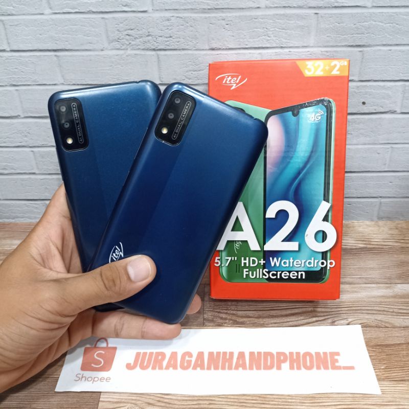 Jual Itel A26 Ram 2GB Internal 32GB Hp Second Seken Bekas Bergaransi Fullset | Shopee Indonesia