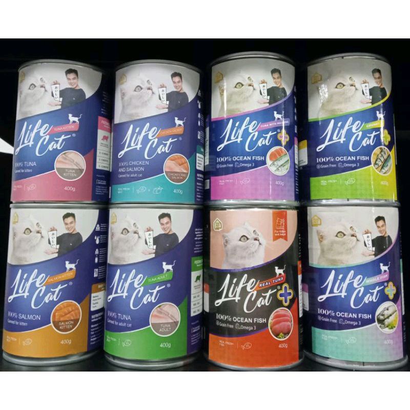 Jual life cat kaleng 400gr all varian | makanan kucing basah makanan ...