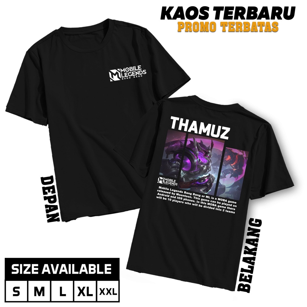 Jual DIMENSI KAOS - Kaos Mobile Legends MLBB - THAMUZ - Kaos Mobile ... Jual DIMENSI KAOS - Kaos Mobile Legends MLBB - THAMUZ - Kaos Mobile ...