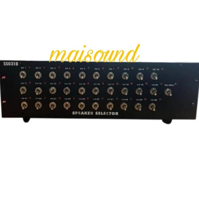 Jual SPEAKER SELECTOR 30 CHANNEL SELEKTOR SPEAKER 30CHANNEL SS031B SS 031B | Shopee Indonesia