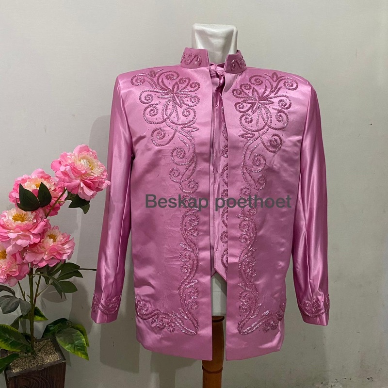 Jual ( Hanya atasan) READY Jas beskap Basofi Sunda muslim asraf dusty ...
