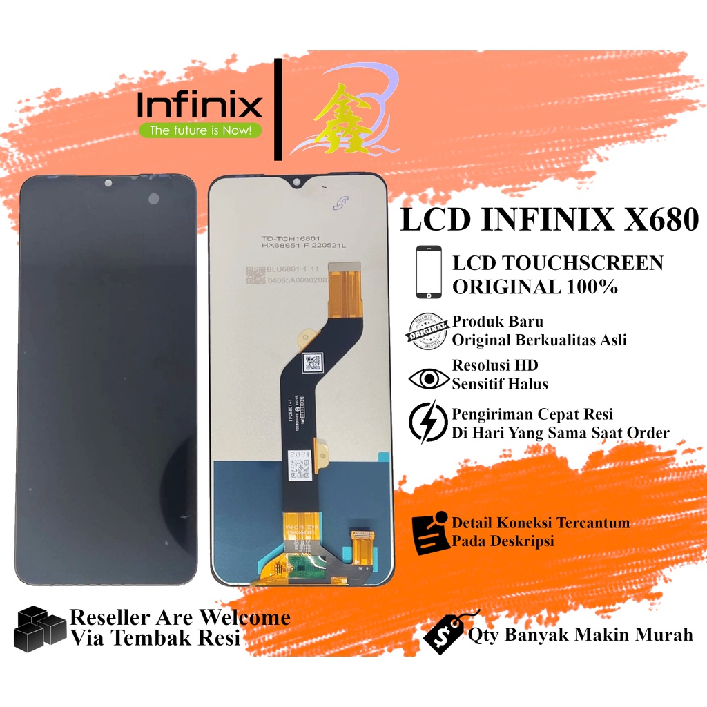 Jual LCD TOUCHSCREEN INFINIX HOT 9 PLAY X680 FULLSET | Shopee Indonesia