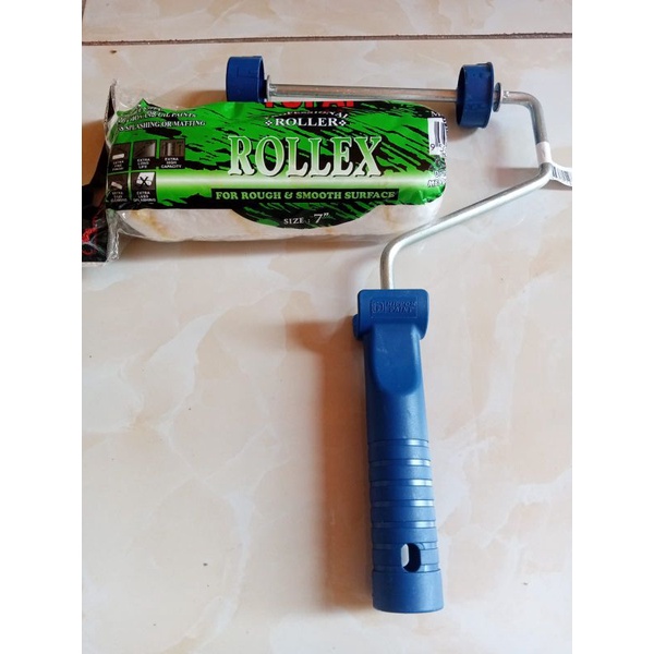 Jual Rol cat dinding 7" (1 set lengkap gagang + bulu rol) | Shopee ...