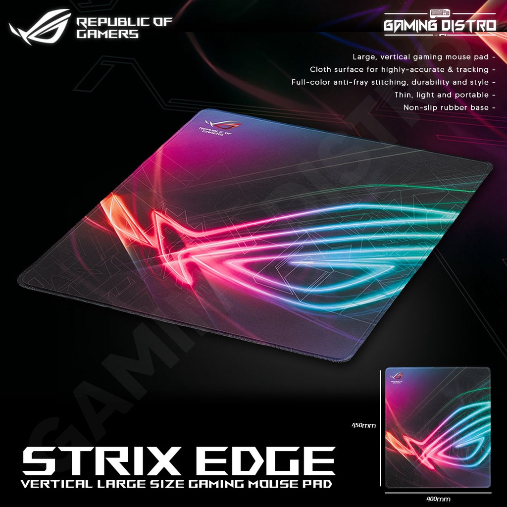 Jual Mousepad ASUS ROG / ROG Strix Edge | Shopee Indonesia