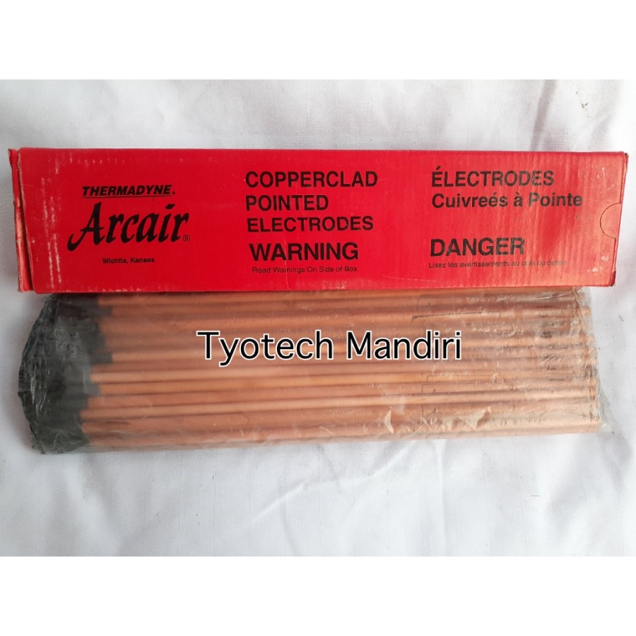 Jual Kawat las gouging CARBON ARCAIR 6mm - perpack | Shopee Indonesia