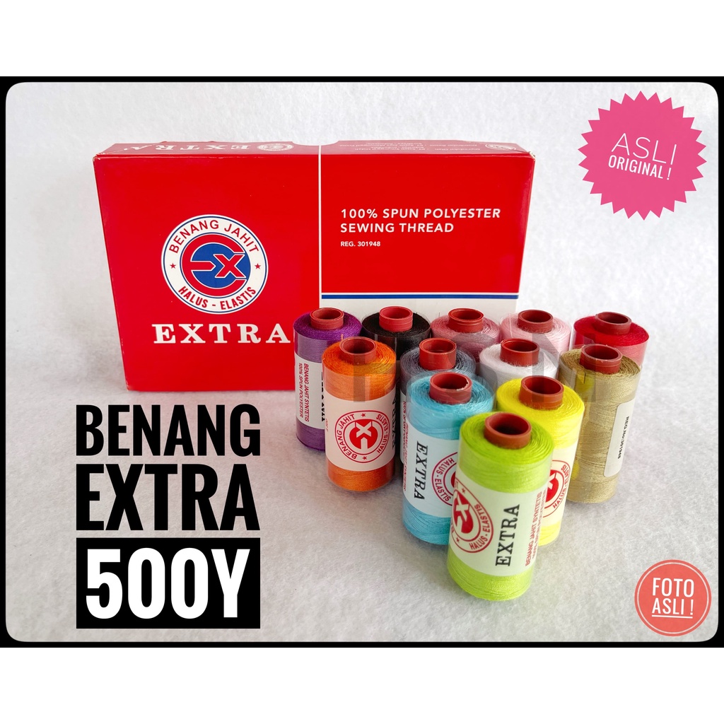 Jual benang jahit extra | Shopee Indonesia