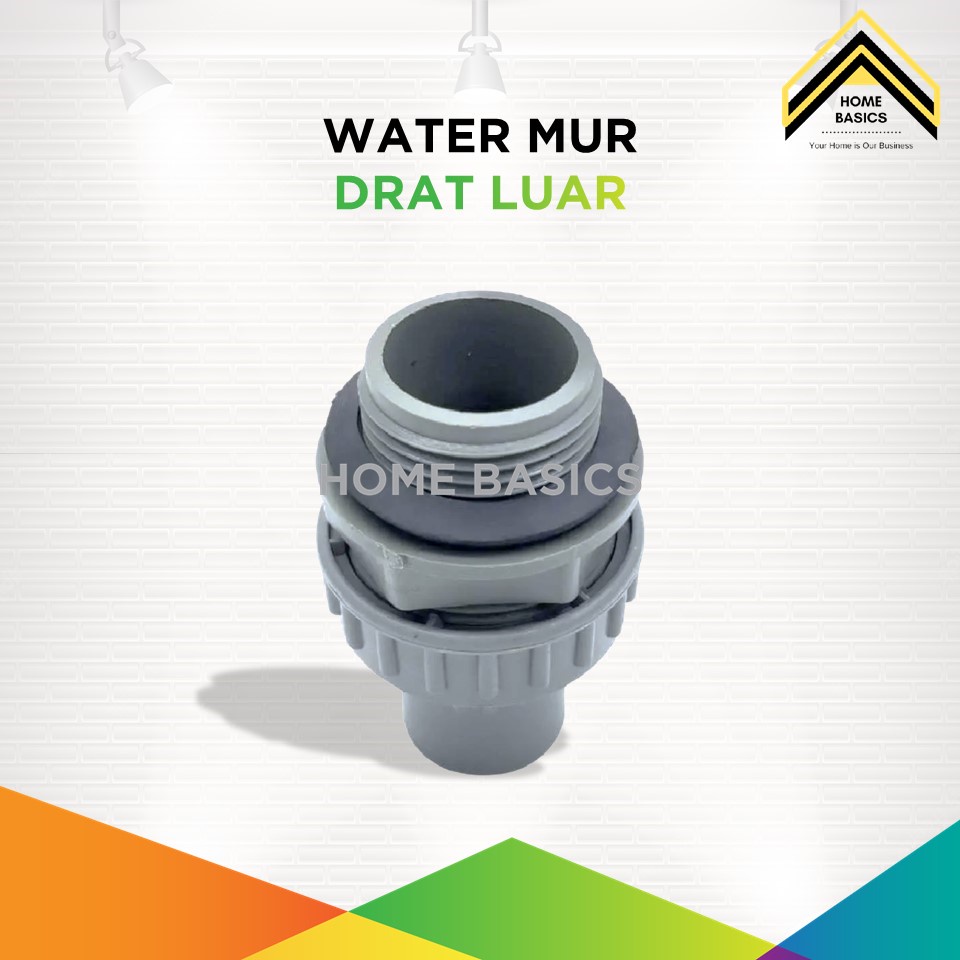 Jual Water Mur Drat Luar 1 x 1/2 Inch / Watermur Pompa PVC | Shopee ...