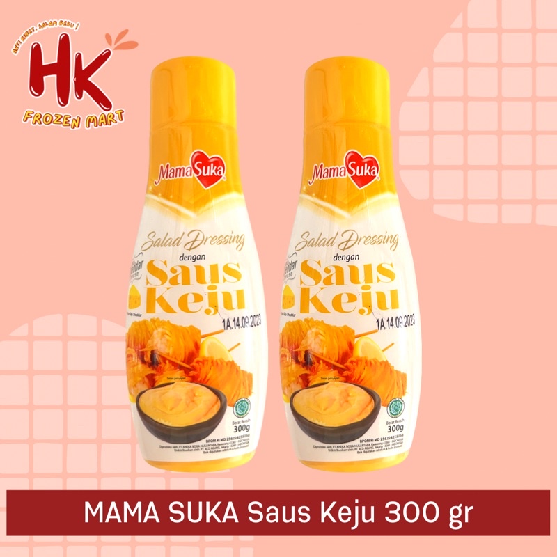Jual Mama Suka Saus Keju 300 gr / cheese sauce mamasuka botol teriyaki ...