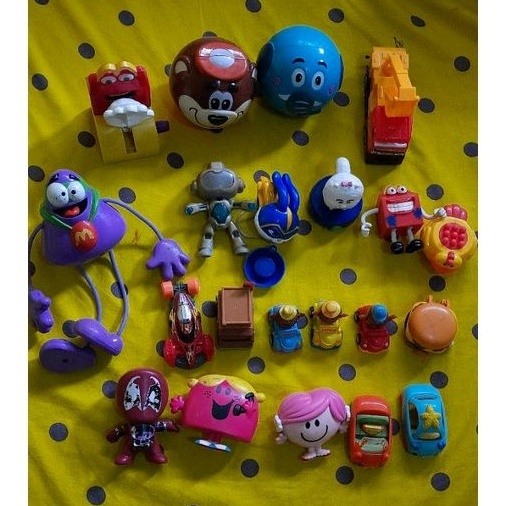 Jual Mainan Karakter Mc Donald maskot mc donalds old vintage mobil pull ...