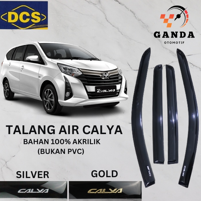 Jual TALANG AIR MOBIL TOYOTA CALYA MODEL SLIM BAHAN AKRILIK (SET 4PCS) | Shopee Indonesia