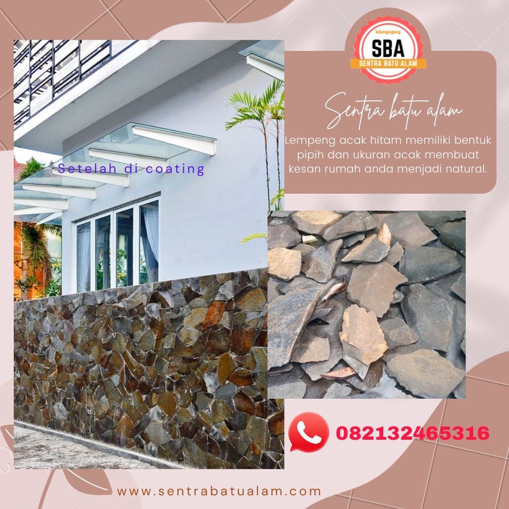 Jual BATU ALAM LEMPENG ACAK | Shopee Indonesia