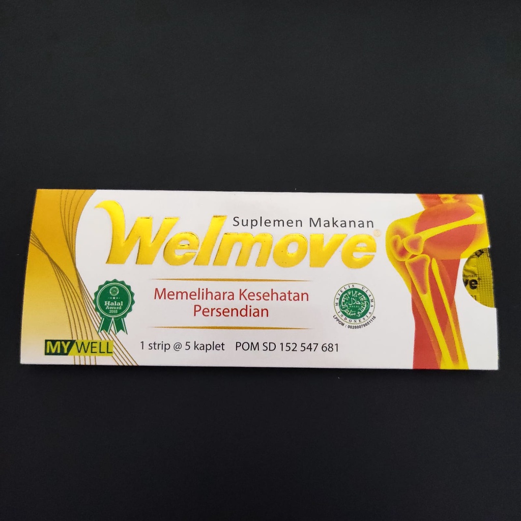 Jual Welmove Suplemen Makanan Memelihara Kesehatan Persendian 1 strip ...