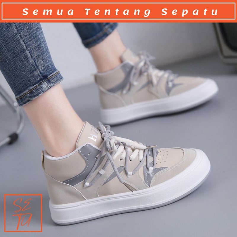 Jual Sneakers Wanita Viral Korean Style Shoes Hangout Best Seller ...