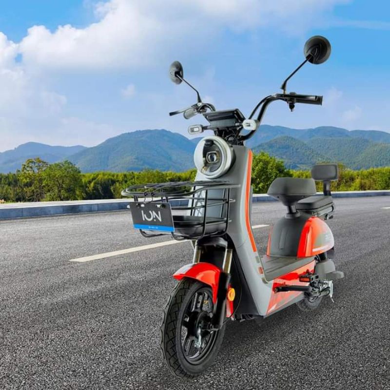 Jual Ion Five Sepeda Listrik Red Silver Sepeda Listrik Trendi Modern ...