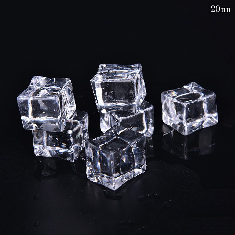 Jual Es Batu Akrilik Ice Cube Artifisial Artificial Palsu Kristal ...