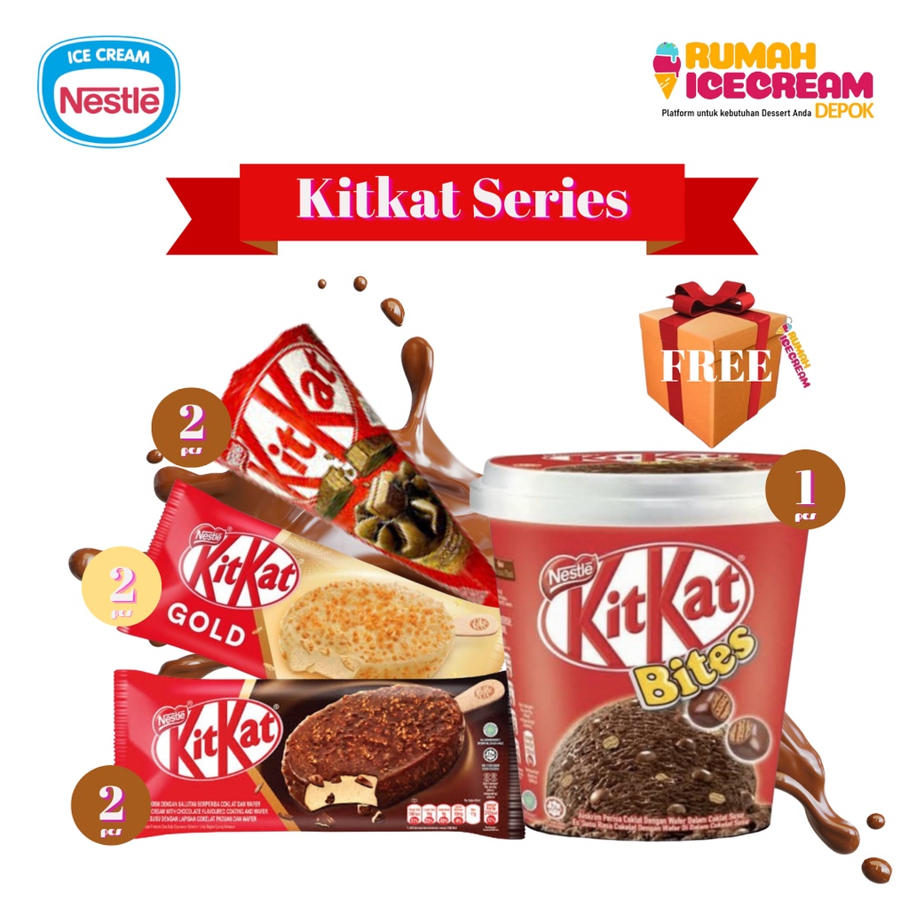 Jual Paket Eskrim Nestle/Ice Cream Kitkat Series - 7pcs | Shopee Indonesia