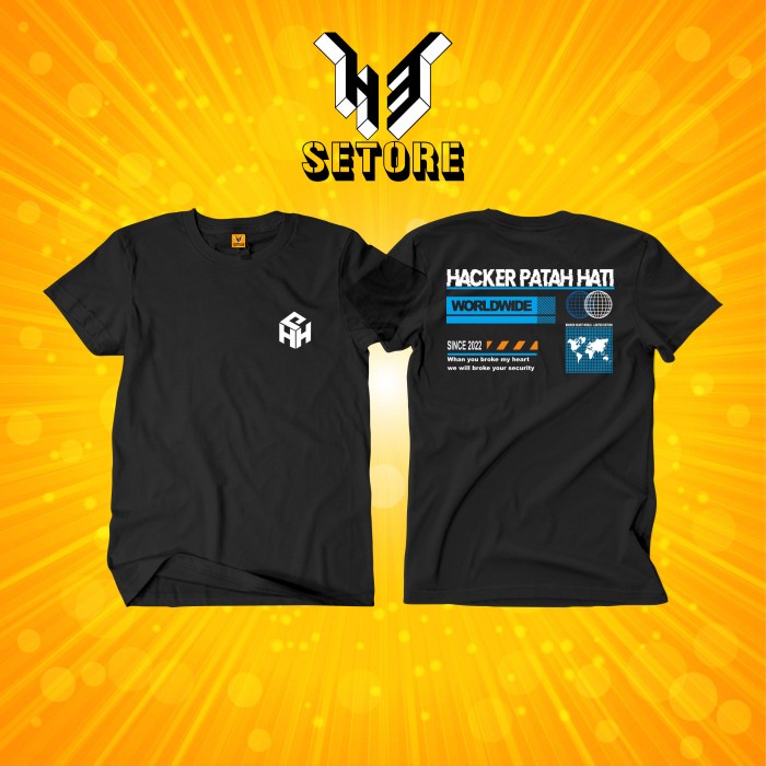 Jual Kaos Hacker Patah Hati limited Edition | Kaos coding programer defacer - Hitam, S | Shopee ...