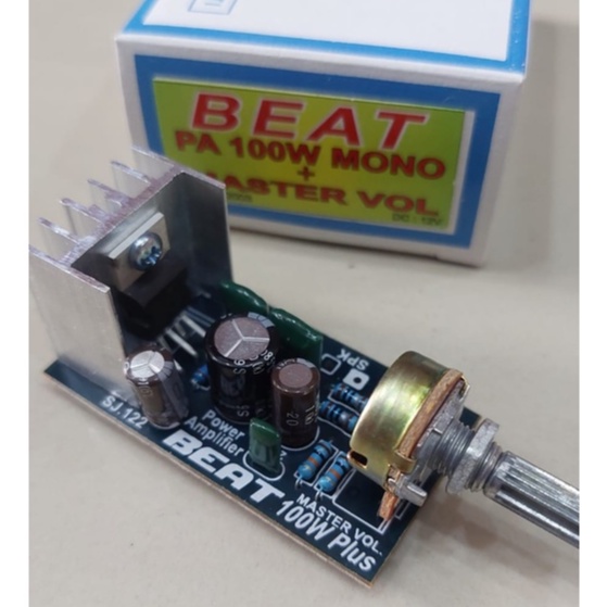 Jual Power Mini dc 12 volt TDA 2003 100 Watt plus potensio volume ...