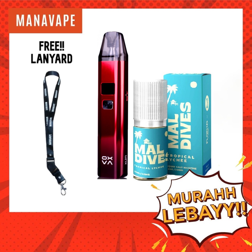 Jual OXVA XLIM V2 POD AUTHENTIC + LIQUID FOOM SALT NIC 30ML FREE ...