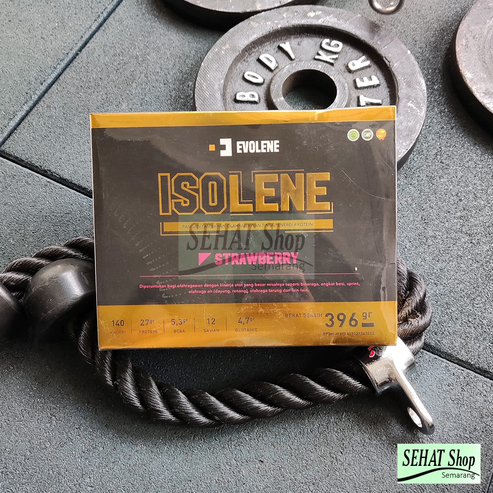 Jual ISOLENE Evolene Isolate Whey Protein 12 sachet - 396gr | Shopee ...