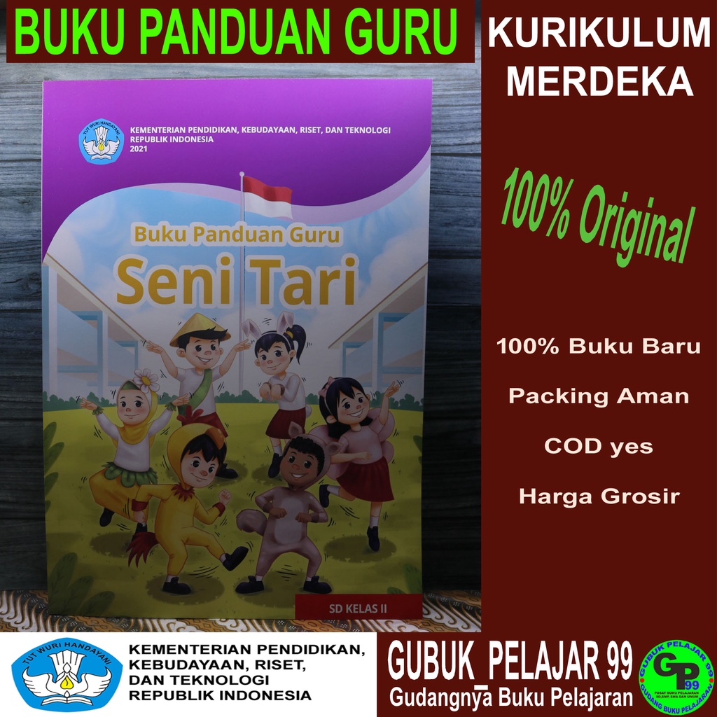 Jual BUKU GURU SENI TARI Untuk SD/MI Kelas 2 Kurikulum MERDEKA Kemdikbudristek | Shopee Indonesia