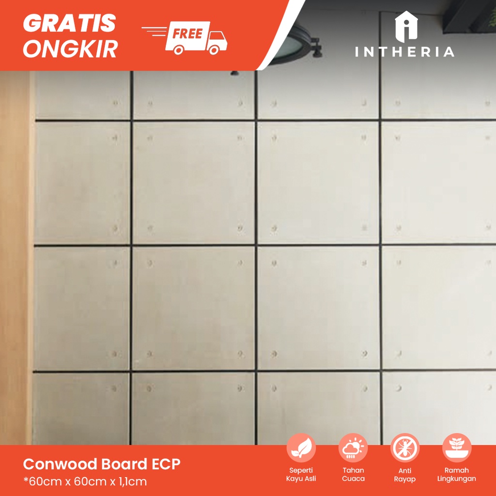 Jual Conwood ECP 60 x 60 / Dinding Konsep Industrial | Shopee Indonesia