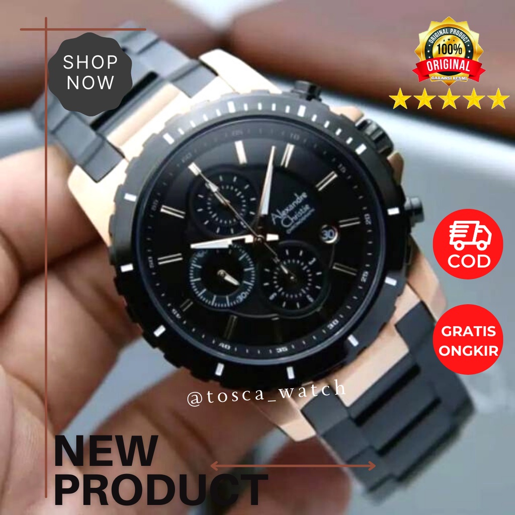 Jual Alexandre christie pria original ac 6141 original bergaransi resmi ...
