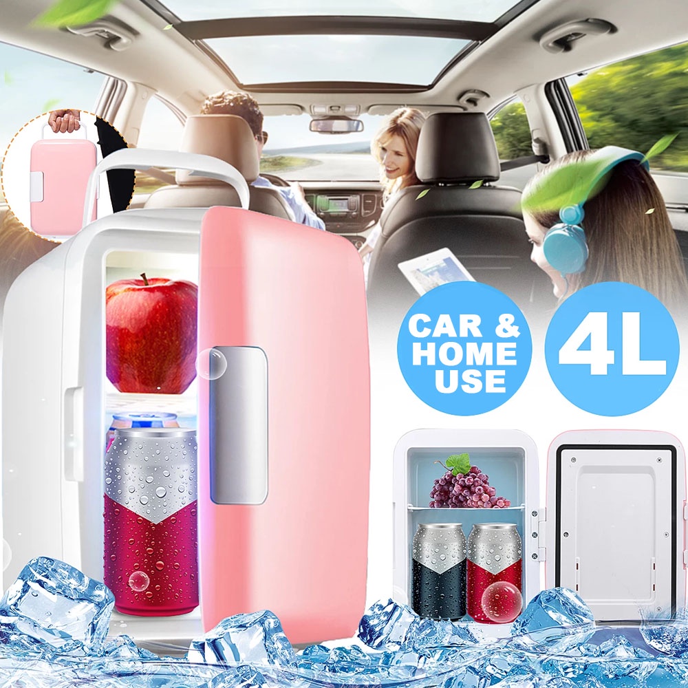 Jual Kulkas Mobil Mini 4L - Kulkas Mini Portable Dingin Panas Mobil ...
