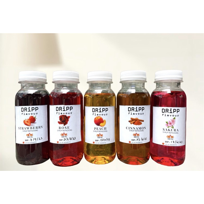 Jual DRIPP Syrup Premium Repacking 100ml - Flower & Fruit Series ...