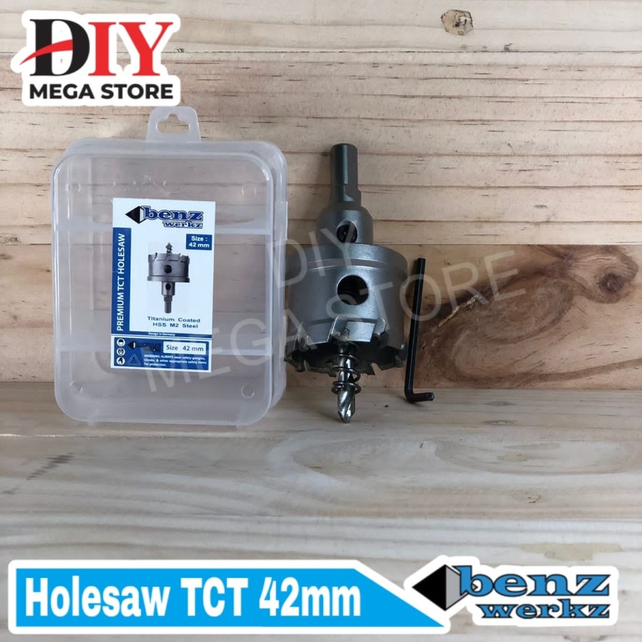 Jual Mata bor plong besi, metal, kayu benz werkz mata bor holesaw TCT ...