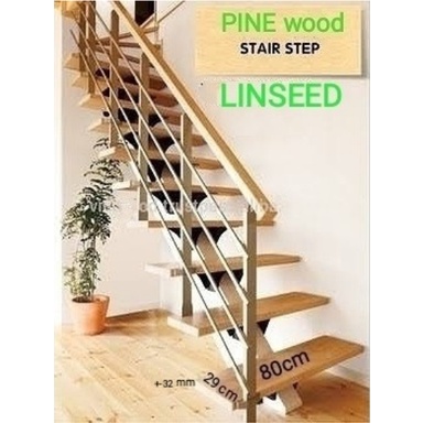Jual Papan trap tangga kayu minimalis Lantai Kayu / Papan Kayu pinus ...