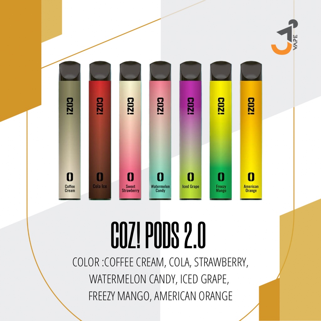 Jual COZI 2.0 DISPOSABLE POD SERIES AUTHENTIC BY COZ! | Shopee Indonesia