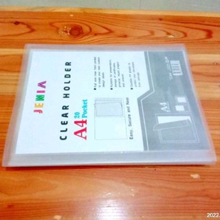 Jual Clear holder A4 20 lembar JENIA / MEDIA KITA-1 pcs | Shopee Indonesia